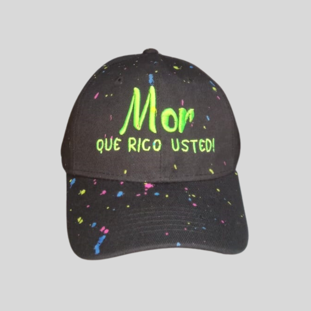 Gorra Clásica con Frase Única 梨 Mor Que Rico Usted - MiToque